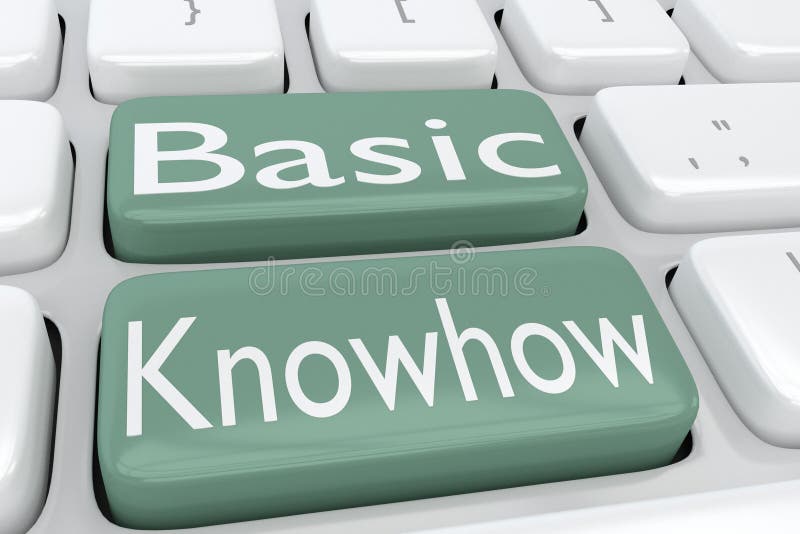 Knowhow Word Over Paper Background Stock Illustration - Illustration of ...