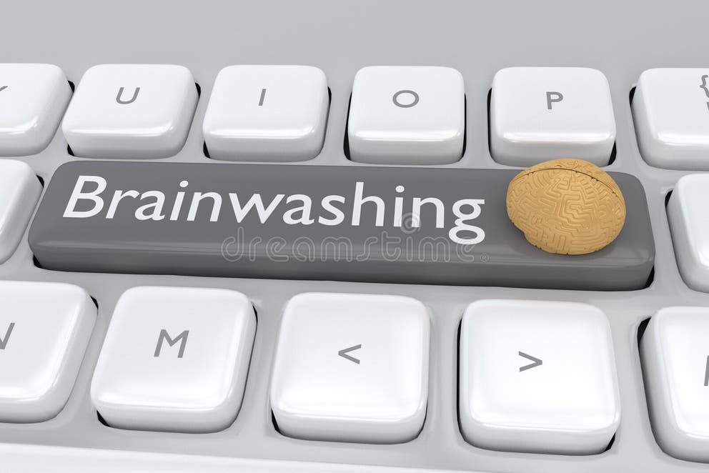 Brainwashing - Influence Concept Stock Illustration - Illustration of ...