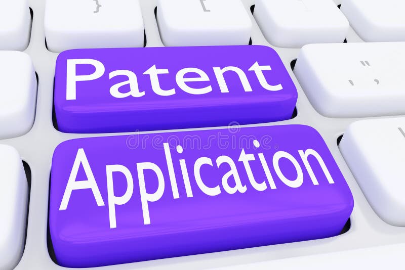 Patent Application concept stock illustration. Illustration of keyboard ...