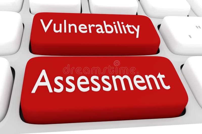 Vulnerability Assessment Concept Stock Illustration - Illustration of ...
