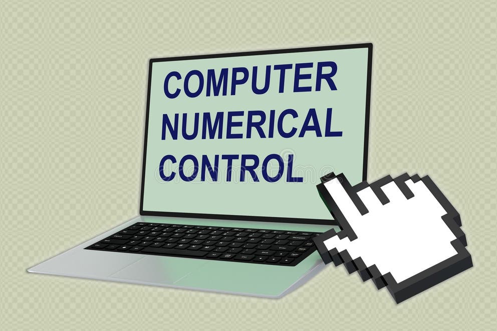 COMPUTER NUMERICAL CONTROL (CNC) Concept Stock Illustration ...