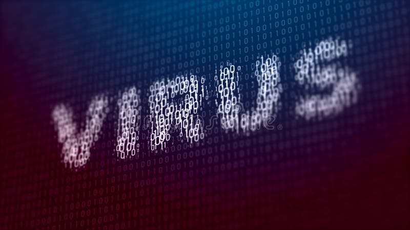 3d Illustration with Concept of Computer Virus Stock Illustration ...