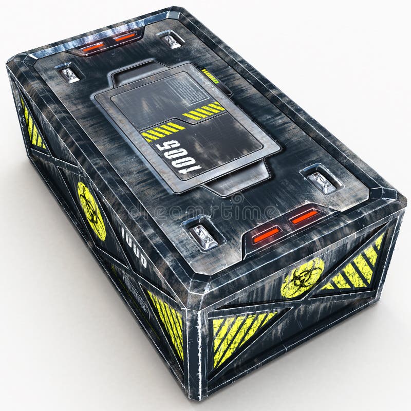 3D Illustration of a Container Concept for Transporting and Storing ...