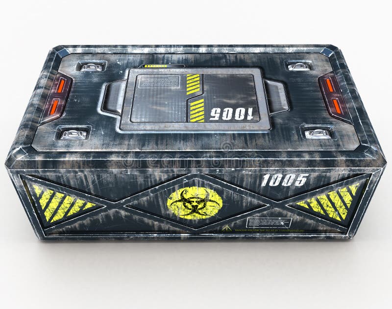 3D Illustration of a Container Concept for Transporting and Storing ...