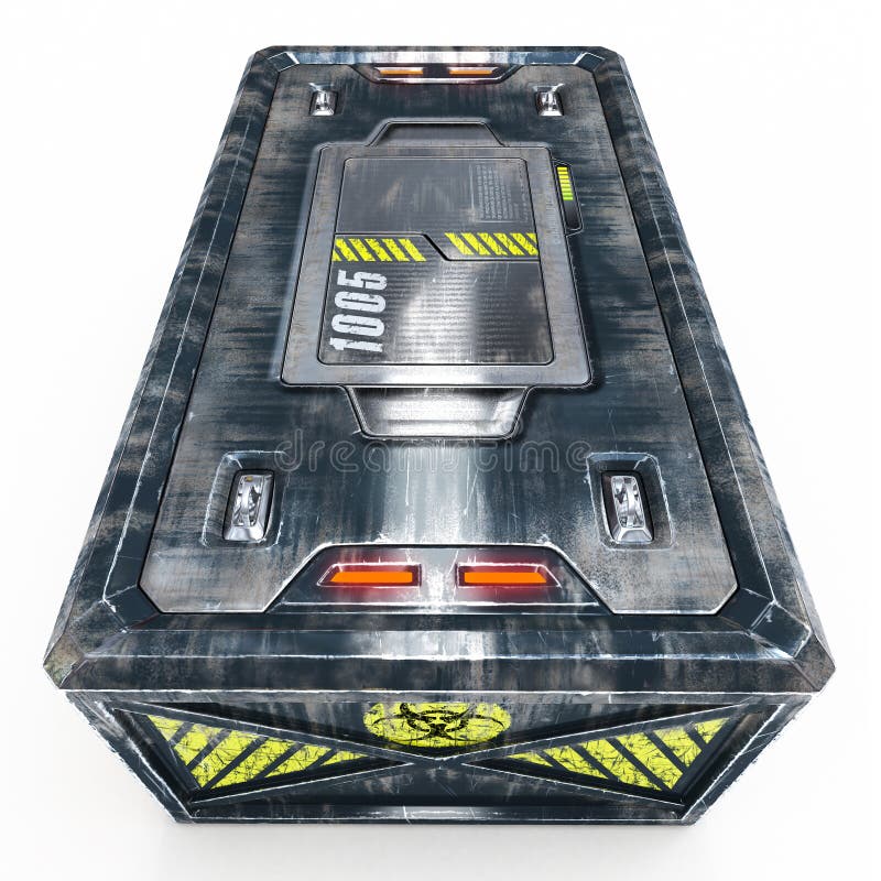 3D Illustration of a Container Concept for Transporting and Storing ...