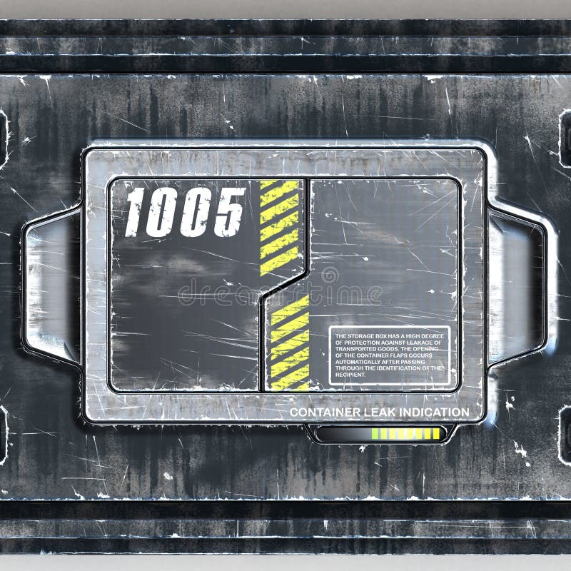 3D Illustration of a Container Concept for Transporting and Storing ...