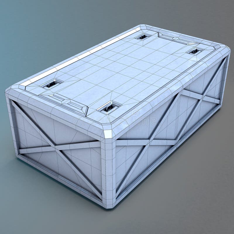 3D Illustration of a Container Concept for Transporting and Storing ...