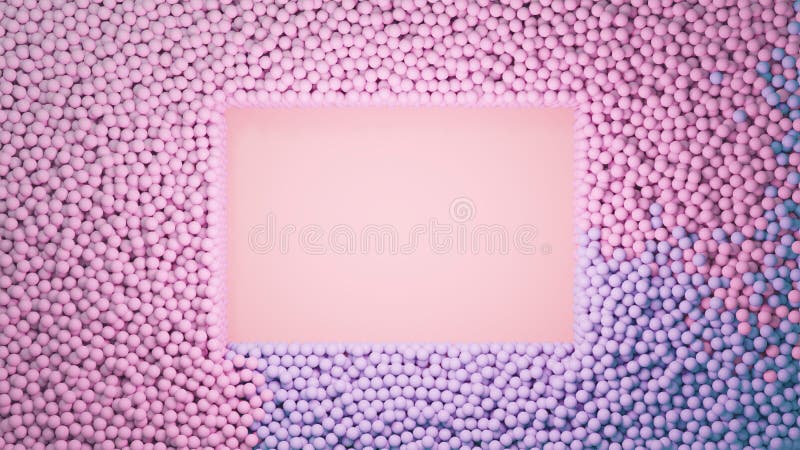 3D Illustration of Pink Particles, Stock Illustration - Illustration of ...