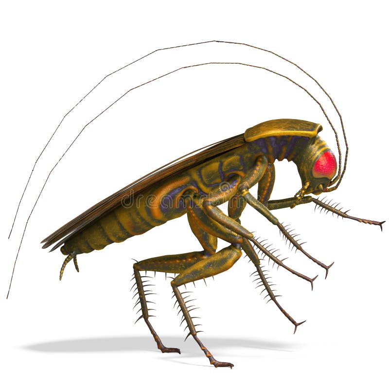 Scary Cartoon Cockroach Stock Illustrations – 112 Scary Cartoon ...