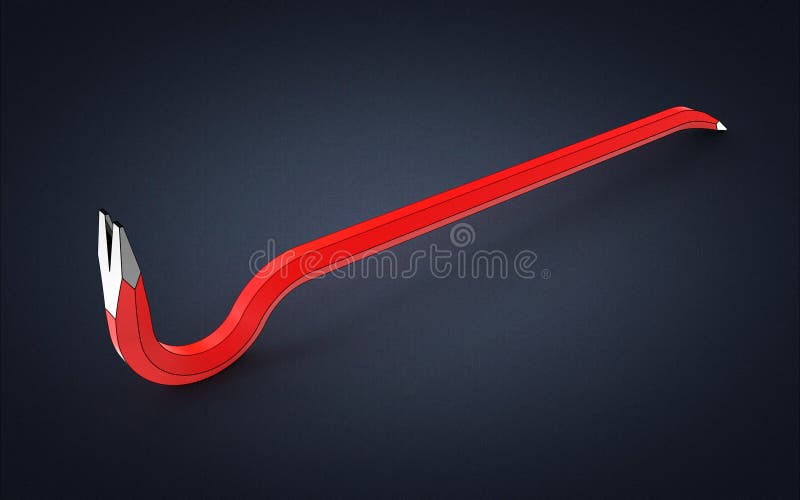Illustration Metal Crowbar Stock Illustrations – 389 Illustration Metal ...