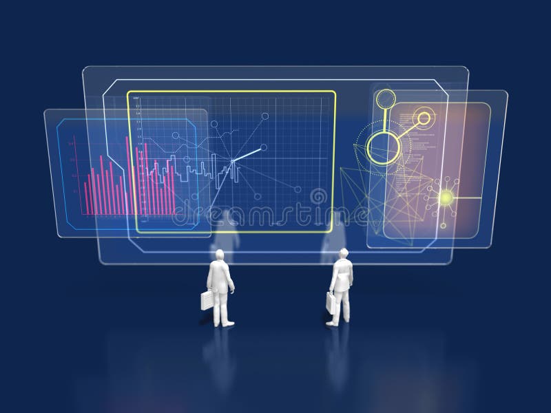 3D Illustration of Current Situation Analysis Stock Illustration ...