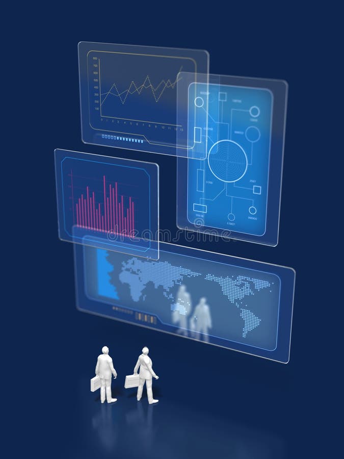 3D Illustration of Current Situation Analysis Stock Illustration ...