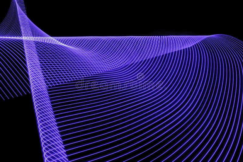 3D Illustration or 3D Render. Abstract Patterns on Black Background ...