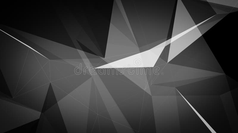 Dark Grey Triangles Background Stock Illustration - Illustration of ...