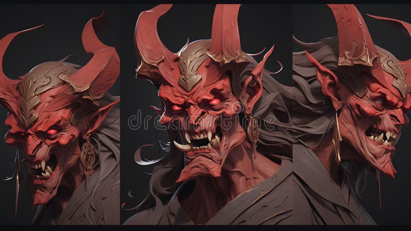 Devil King stock illustration. Illustration of screenshot - 300012906