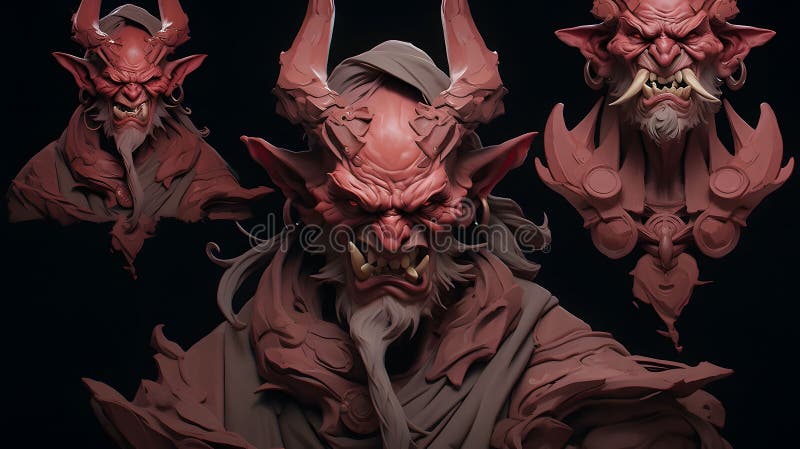 Devil King stock illustration. Illustration of demon - 300021094