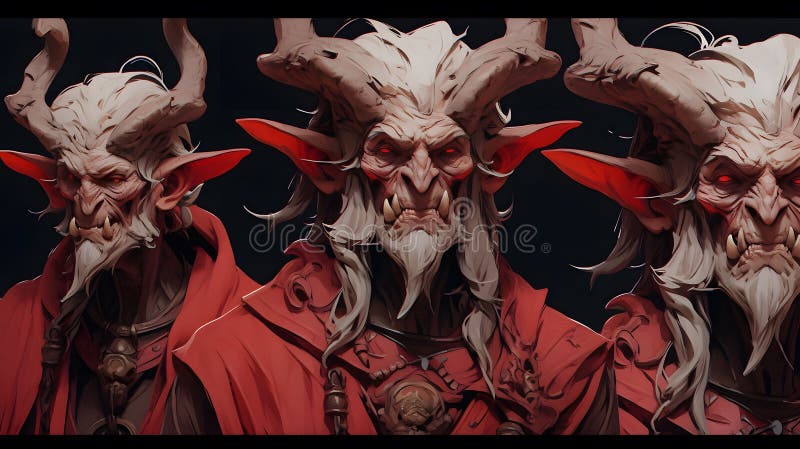 Devil King stock illustration. Illustration of person - 300022003