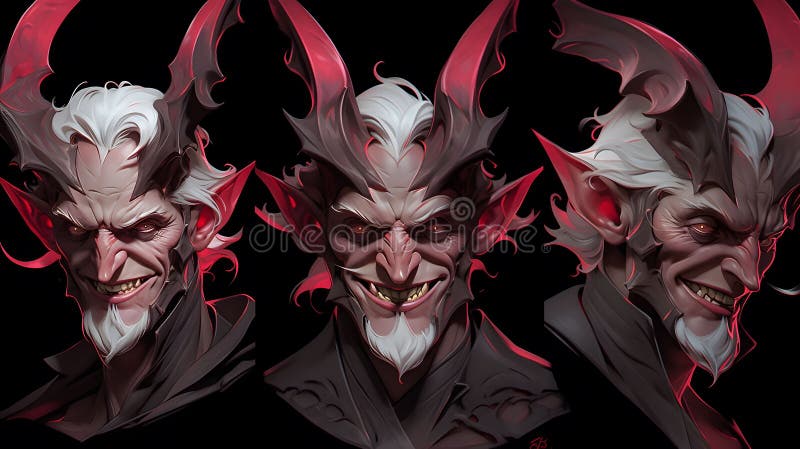 Devil King stock illustration. Illustration of mythology - 300022044