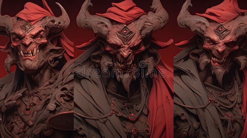 Devil King stock illustration. Illustration of person - 300022086