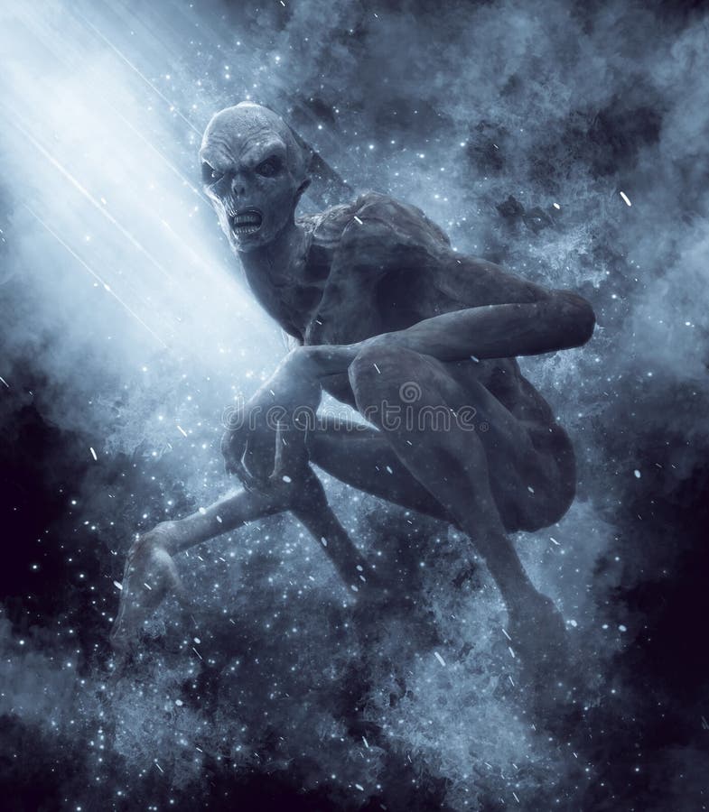 Demon Monster 3D Illustration Stock Illustration - Illustration of ...