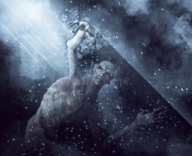 Demon Monster 3D Illustration Stock Illustration - Illustration of ...