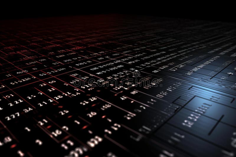 Data Flow and Internet Security Stock Illustration - Illustration of ...