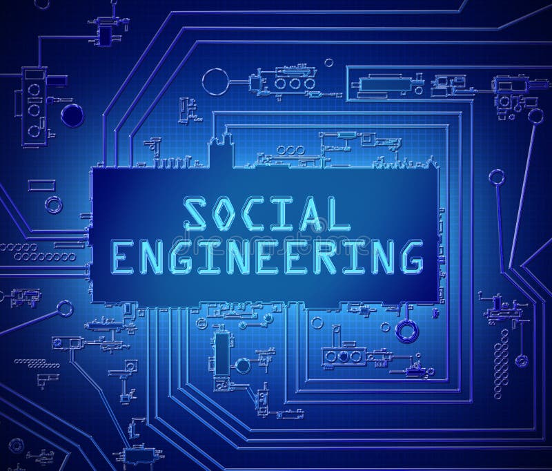 Social Engineering Internet Concept Stock Vector - Illustration of ...
