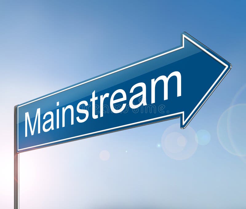 Man With Mainstream Opinion Next To Another Person With Unique I Stock ...