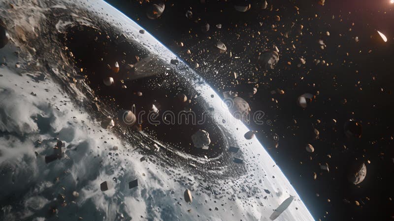 This 3D Illustration Depicts the Growing Issue of Space Junk Swirling ...