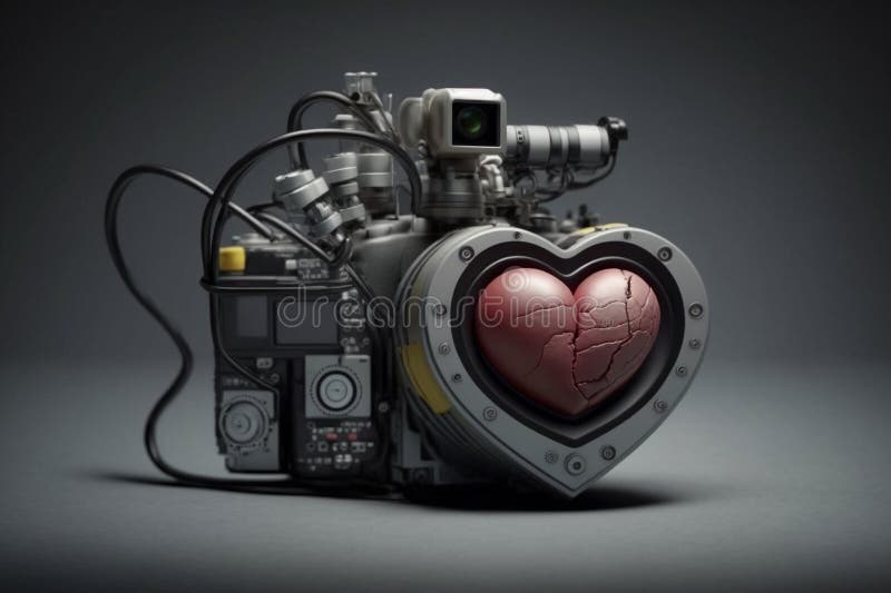 3D Illustration Design, Heart Battery Inspired by the Human Heart ...