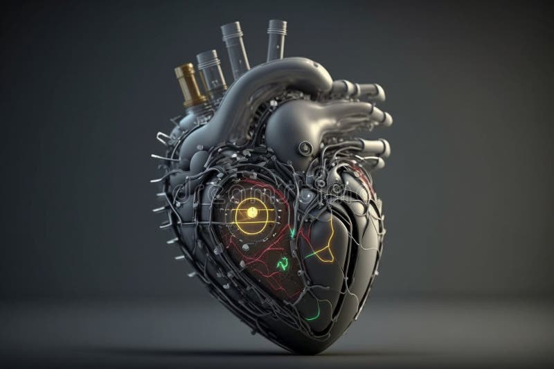 3D Illustration Design, Heart Battery Inspired by the Human Heart ...