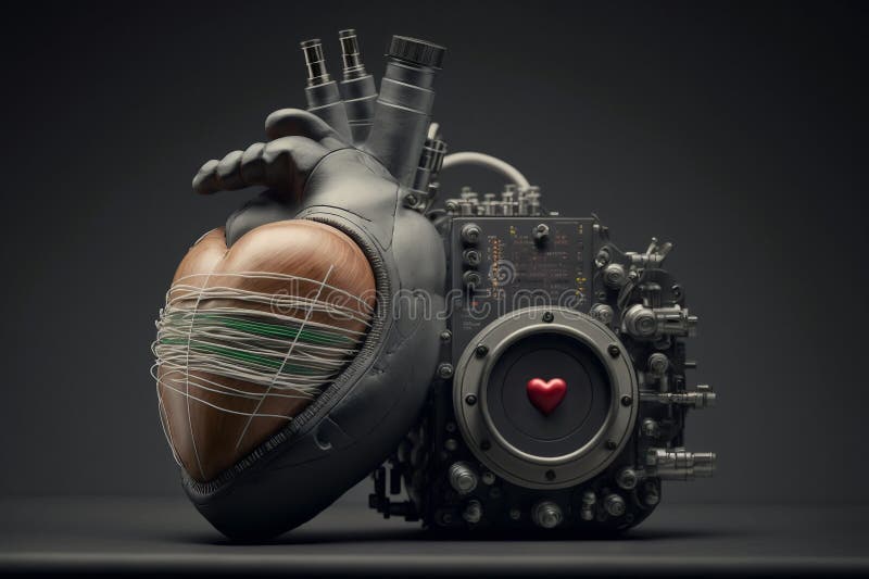 3D Illustration Design, Heart Battery Inspired by the Human Heart ...