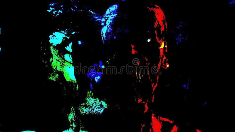 Devilish Characters and Monsters Stock Illustration - Illustration of ...