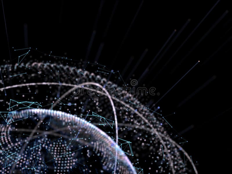 3d Illustration of Digital Virtual Planet Earth Stock Illustration ...
