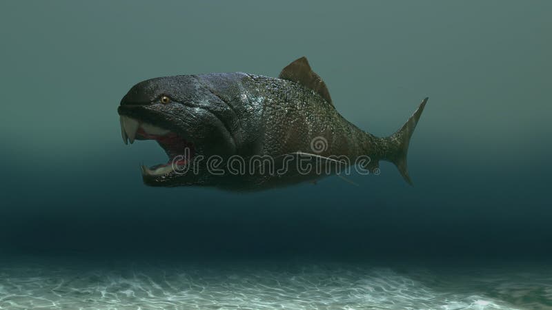 3d Illustration of a Dunkleosteus Fish Stock Illustration ...