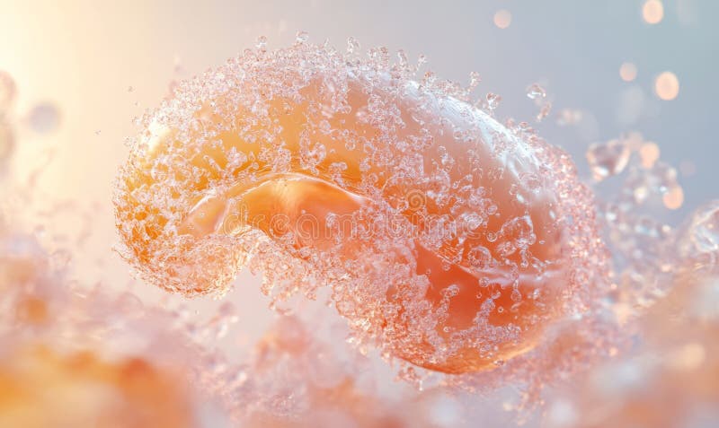 3D Illustration of the Early Development of an Embryo Stock ...