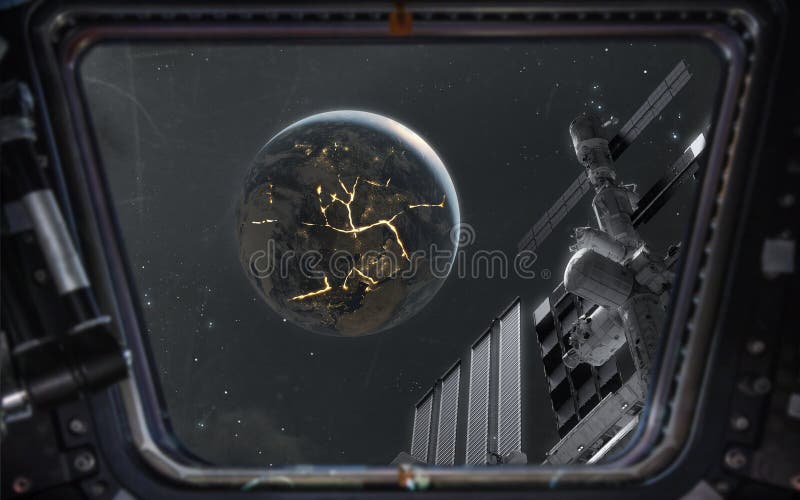 3D Illustration of Earth Planet Destruction and Explosion Stock ...