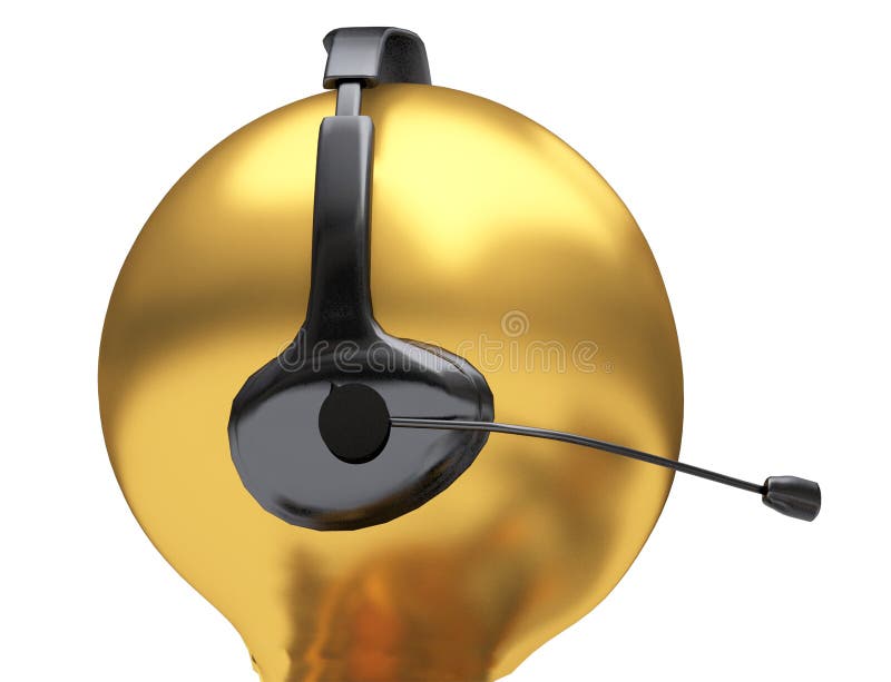 3D Illustration, Employees Working in a Call Center. Stock Illustration ...