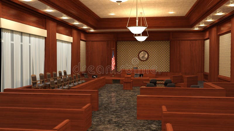 Empty Court Room Stock Illustrations – 295 Empty Court Room Stock ...