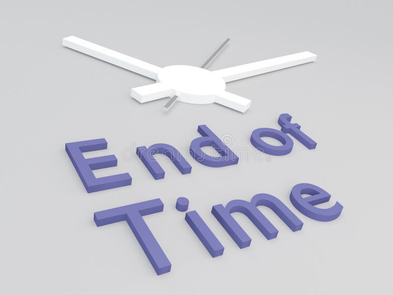 End of Time concept stock illustration. Illustration of planet - 107284783