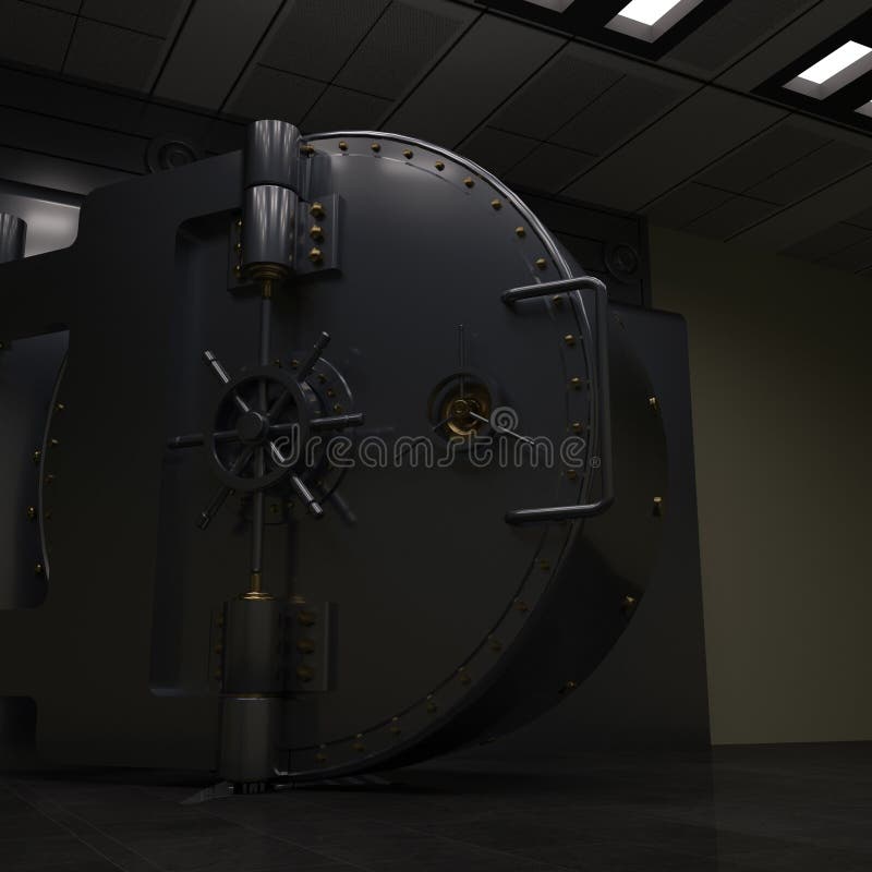 3D-illustration of an Engine Room in a Science Fiction Starship Stock ...