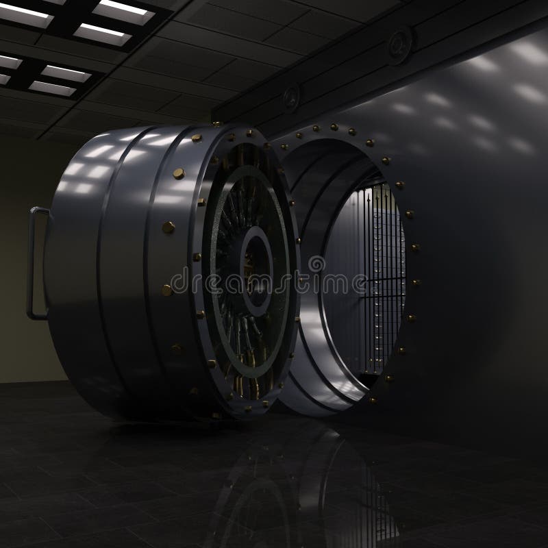 3D-illustration of an Engine Room in a Science Fiction Starship Stock ...