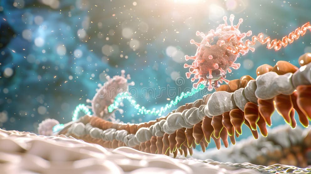 3D Illustration of Enzyme Activity Regulation. Stock Illustration ...