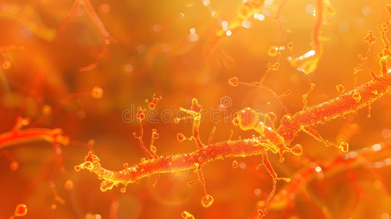 3D Illustration of Enzyme Activity Regulation. Stock Illustration ...