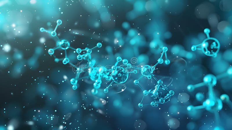 3D Illustration of Enzyme Catalysis Showing. Stock Illustration ...