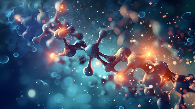 3D Illustration of an Enzymes Allosteric. Stock Illustration ...