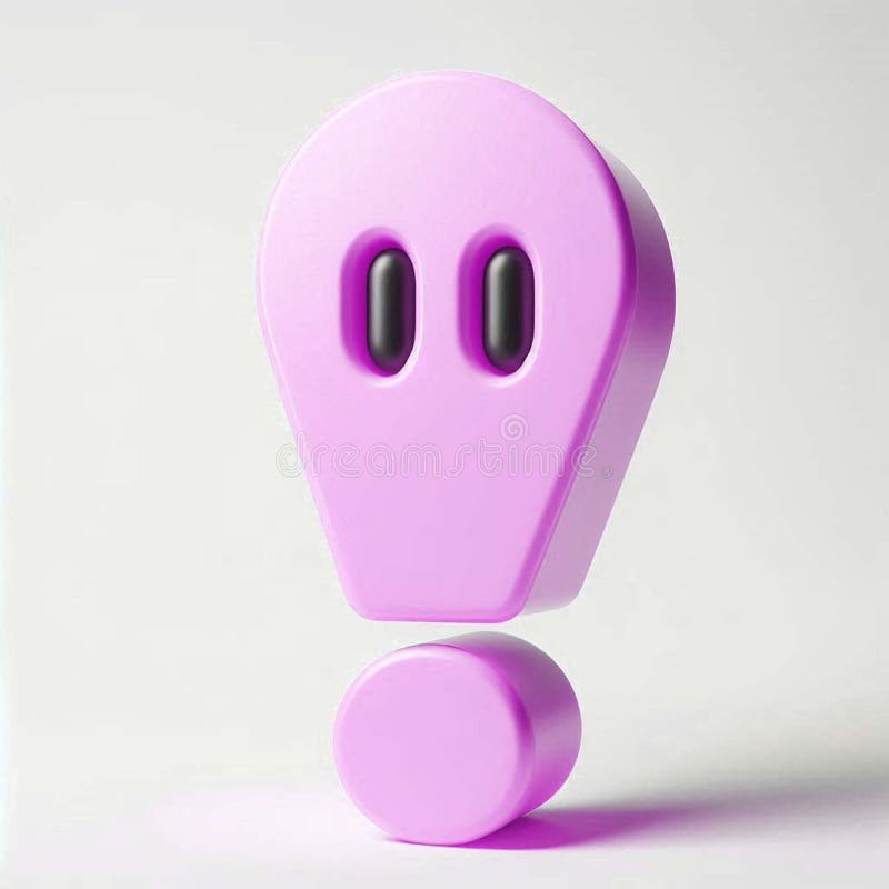 Exclamation mark stock illustration. Illustration of petal - 341741946