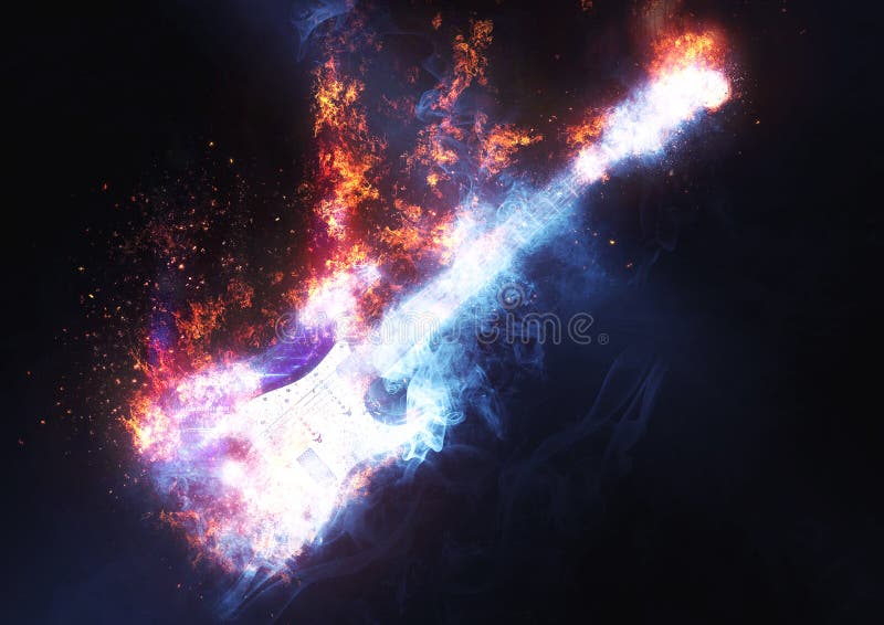 Exploding and Burning Fire Flames Abstract Background Stock Photo ...