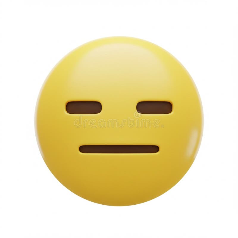 Expressionless Face Emoji Stock Illustrations – 363 Expressionless Face ...