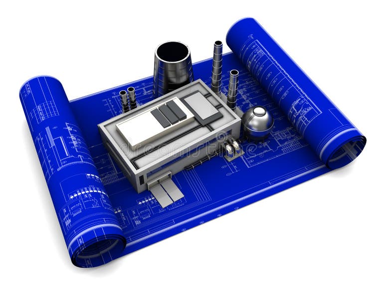Oil Refinery Blueprint Stock Illustrations – 720 Oil Refinery Blueprint ...